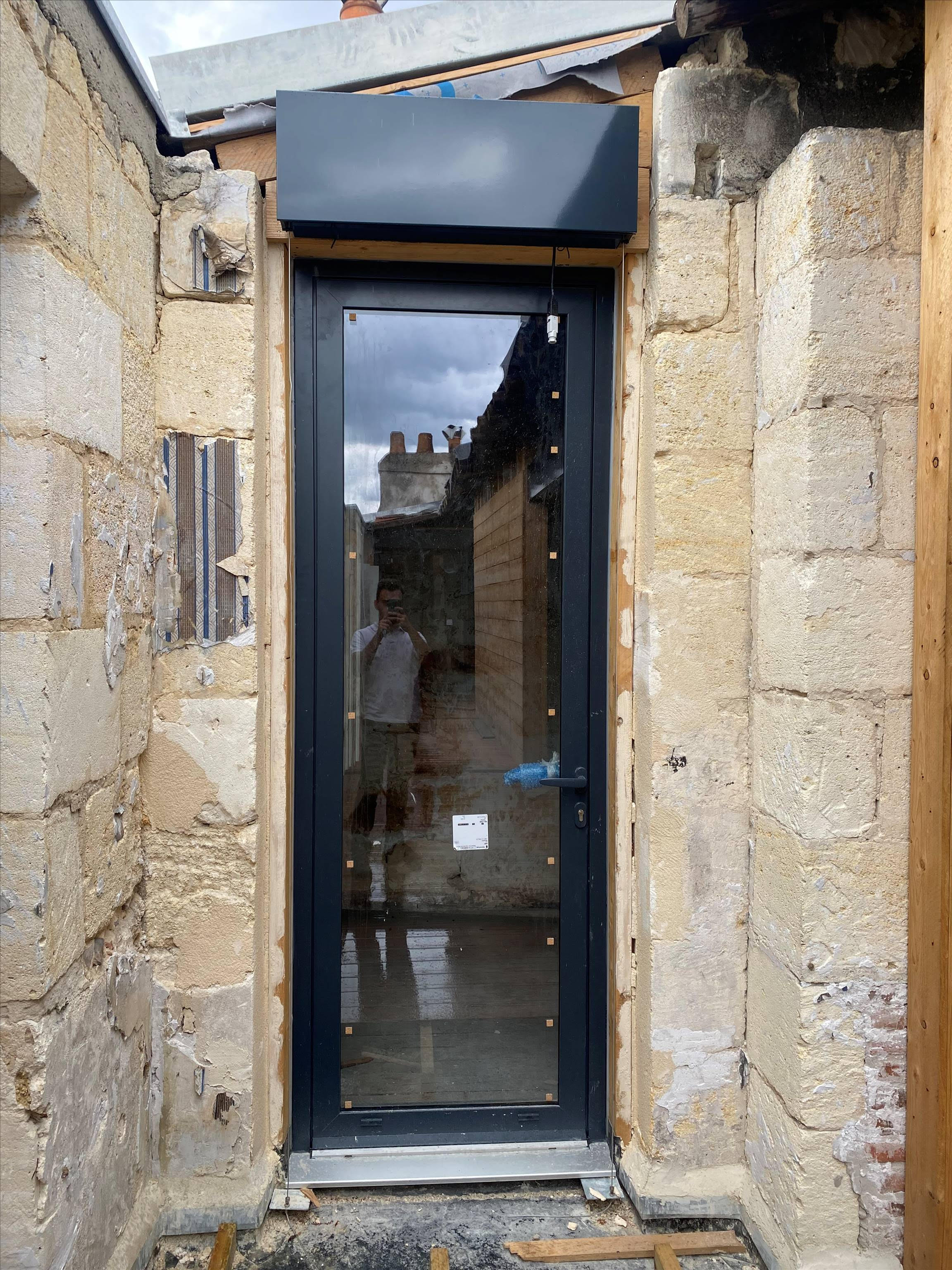 Chantier menuiseries à Bordeaux - MAP Menuiseries Technal